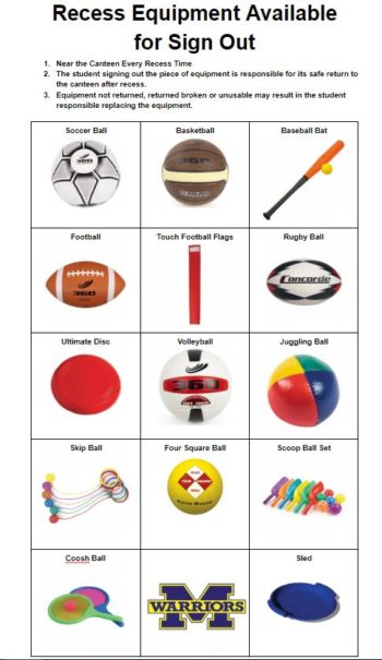 Recess Equipment | Mitchell Middle School